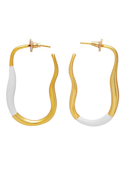 Mia hoops large